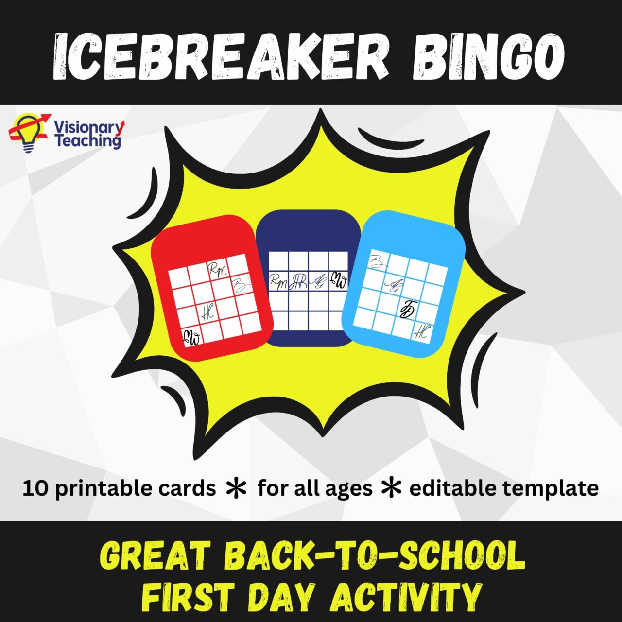 Icebreaker Bingo: The Ultimate Getting to Know You Game